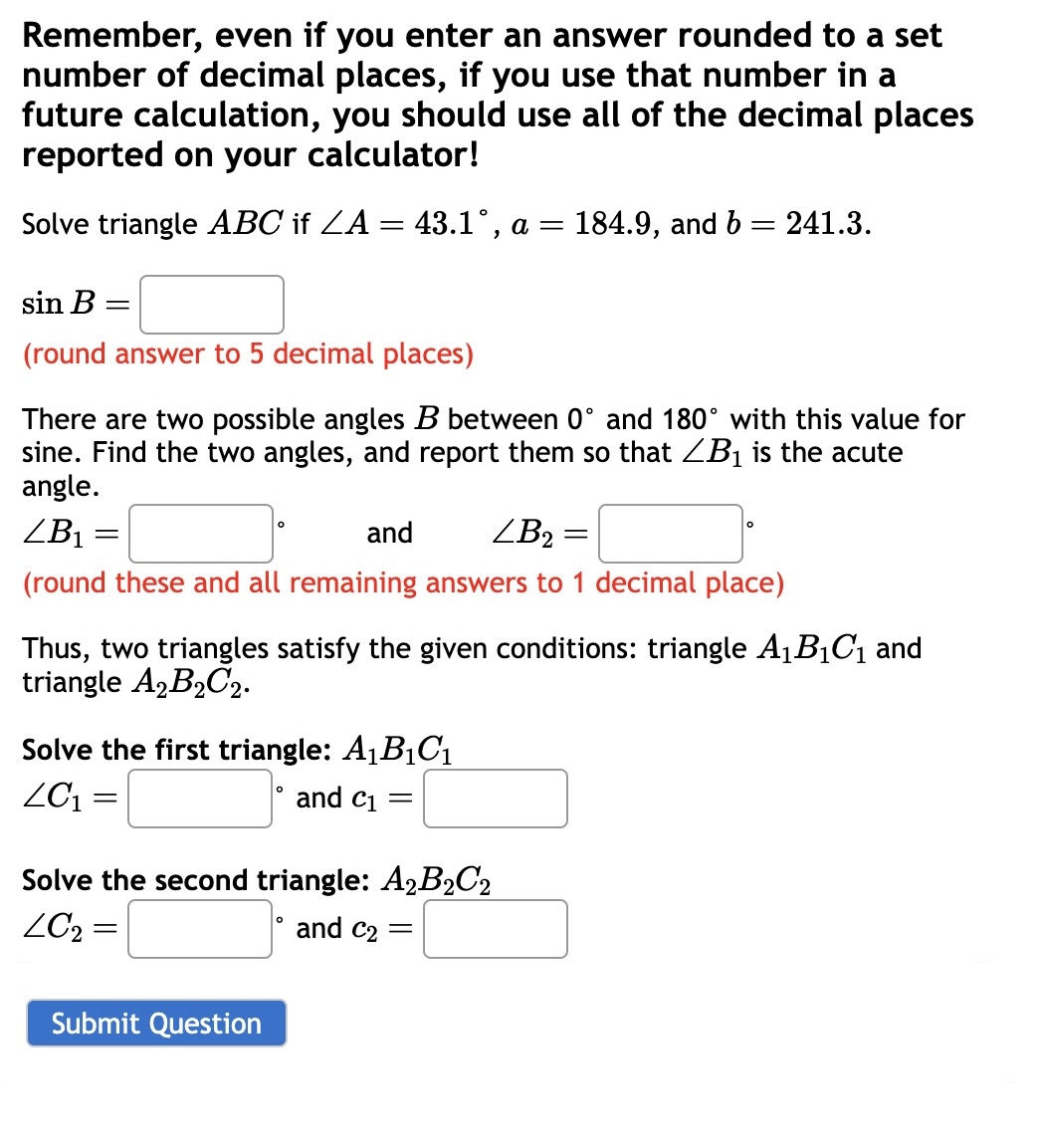 Solved Remember, even if you enter an answer rounded to a | Chegg.com