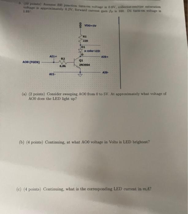 Solved 181 (a) (2 points) Consider sweeping AO0 from 0 to 5 | Chegg.com