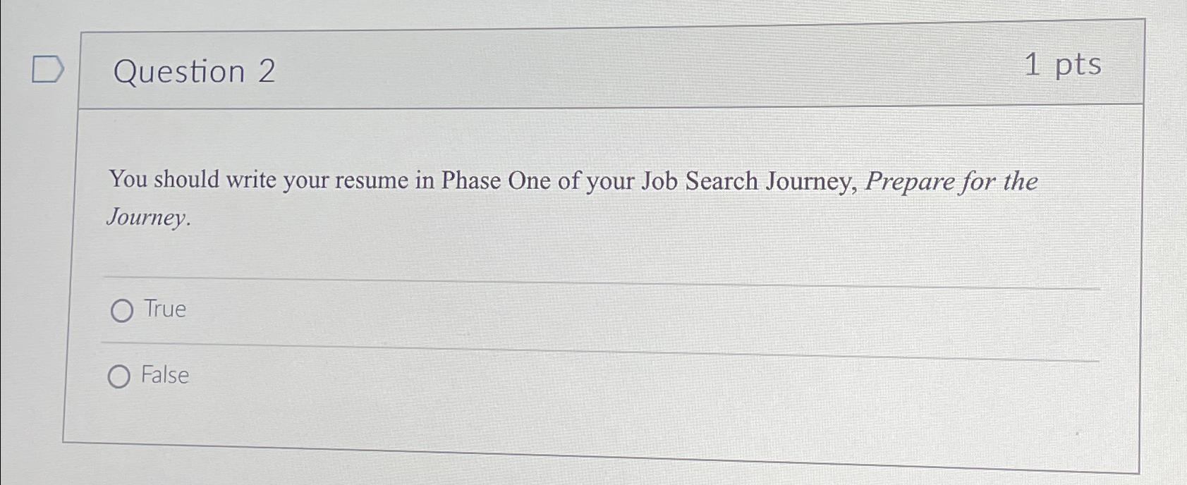Solved Question 21 ﻿ptsYou should write your resume in Phase | Chegg.com