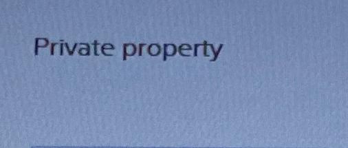 Solved Private property | Chegg.com