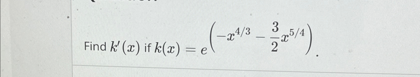 Solved Find K X ﻿if K X E X43 32x54