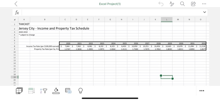 Step Instructions Points Possible 0 Start Excel. | Chegg.com