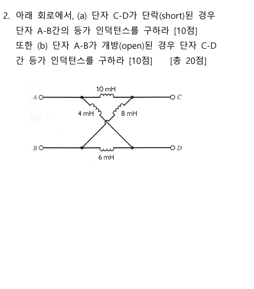 Solved In the circuit below, (a) ﻿terminals C-D are shorted | Chegg.com