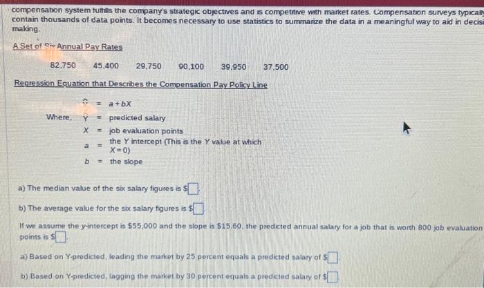 Solved compensation system tutists the company's strategk | Chegg.com