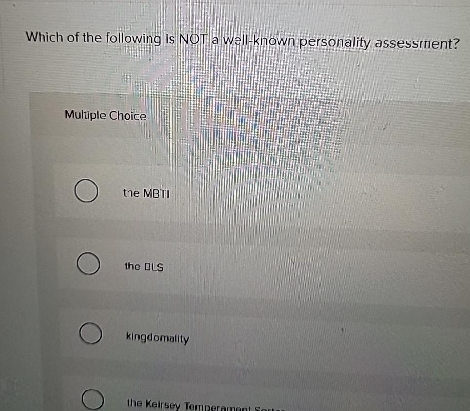 Solved Which of the following is NOT a well-known | Chegg.com