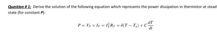 Solved derivation the equation in the question ‏And Extract | Chegg.com