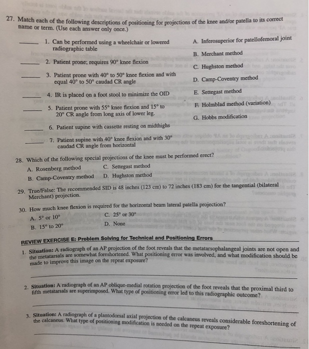 Solved 21. Match each of the following descrintions of | Chegg.com