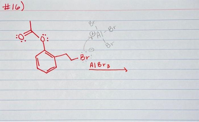 Solved i need help finding how AlBr3 adds to benzylic ring, | Chegg.com