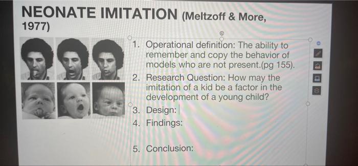 Solved Using Habituation To Study Infant Perception & | Chegg.com