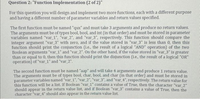 Solved I am trying to learn function implementation and I am | Chegg.com