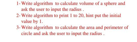 Solved c++ write the algorithms and draw the flowcharts | Chegg.com