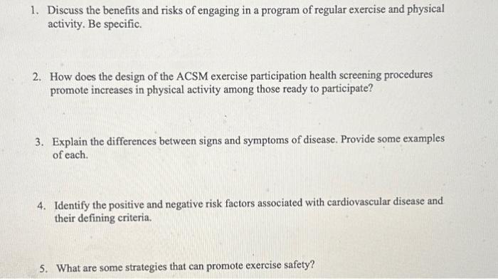 Solved 1. Discuss the benefits and risks of engaging in a | Chegg.com