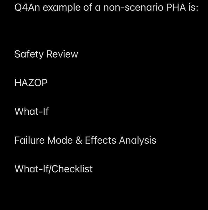 Solved Q5 The Probability of Failure on Demand (PFD) is best | Chegg.com