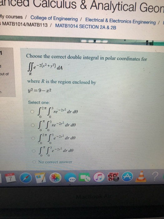 Solved Calculus & Analytical Geon y courses / College of | Chegg.com