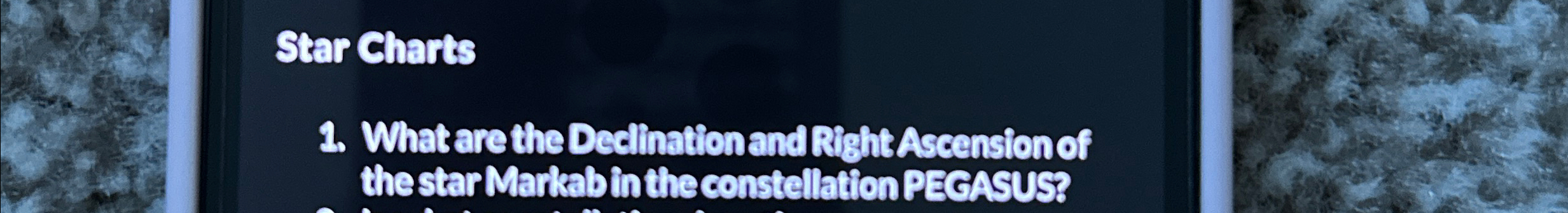 Solved Star ChartsWhat are the Decllnation and Right | Chegg.com