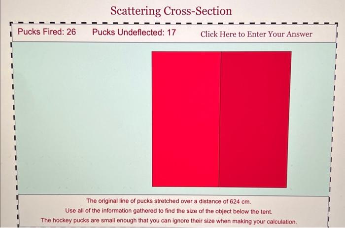 Scattering Cross-Section is Fired: 26 Pucks | Chegg.com
