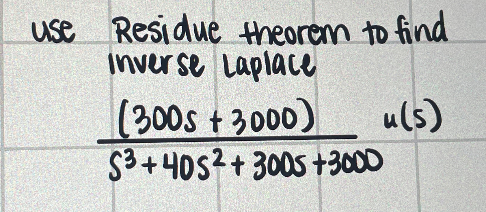 Solved Use Residue Theorem To Find Inverse 