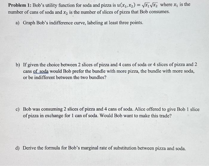 Solved please complete problem 1 A-Dplease show ALL your | Chegg.com