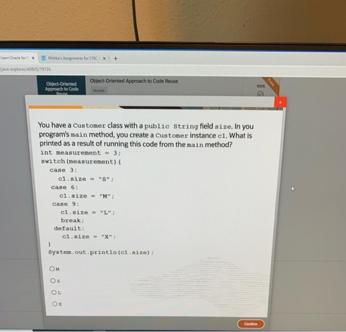Solved A Customer Class Contains An Encapsulated Array Field Chegg