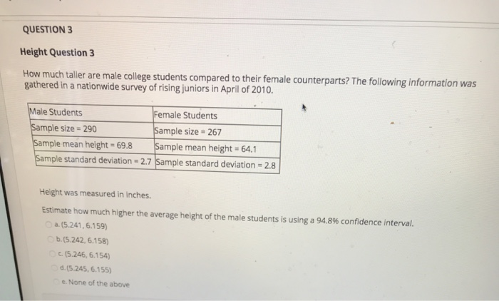 Solved Question Completion Status: Height Question 1 How | Chegg.com