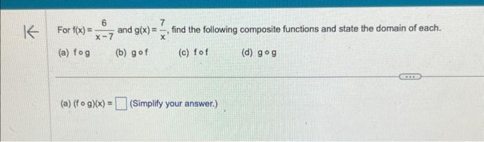 Solved For f(x)=9x+3 and g(x)=x2, find the following | Chegg.com