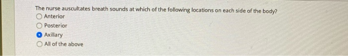 Solved What does thoracic expansion (respiratory excursion) | Chegg.com
