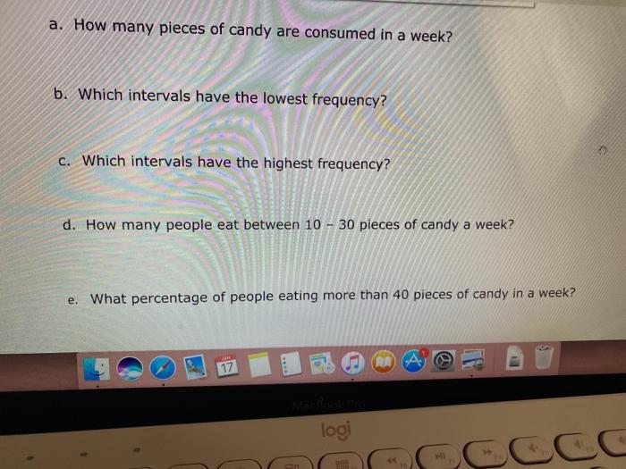 Solved 5. Use the following histogram to answers the | Chegg.com