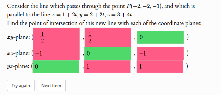 Consider the line which passes through the point | Chegg.com