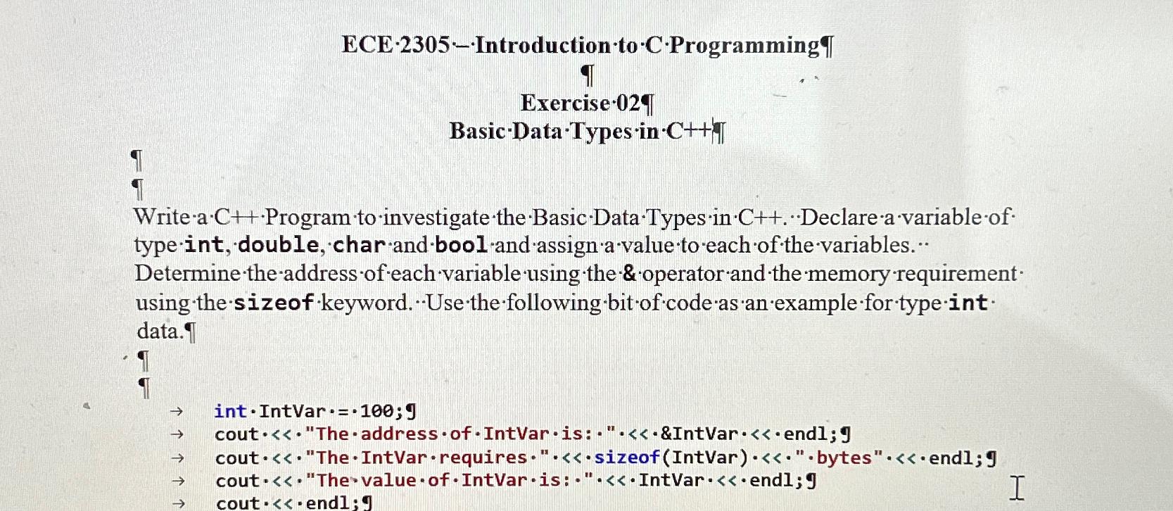 Solved TExercise 02 ๆWrite *a*C++* ﻿Program * ﻿to * | Chegg.com