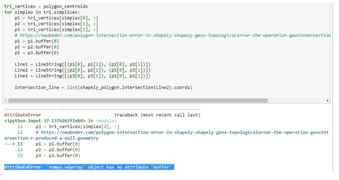 Solved tri_vertices = polygon_centroids for simplex in | Chegg.com