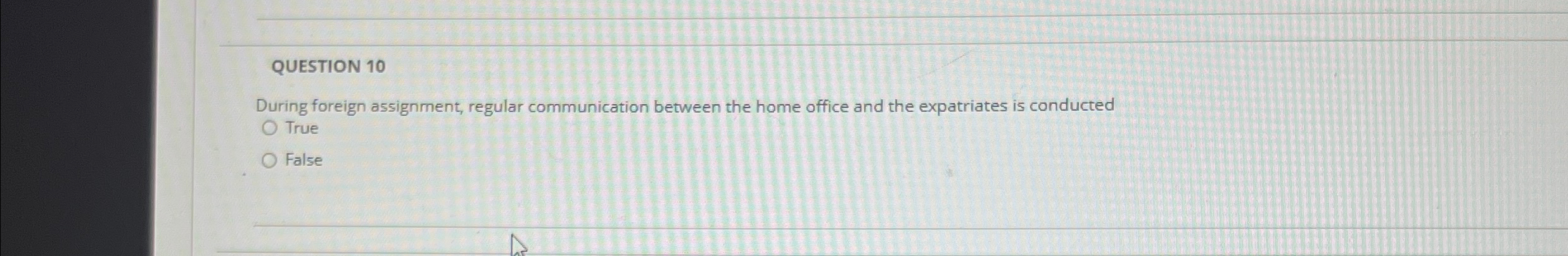 Solved QUESTION 10During foreign assignment, regular | Chegg.com