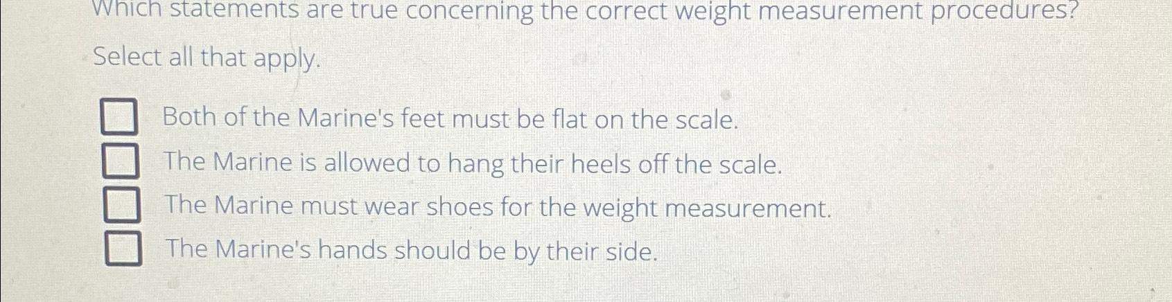 Solved Which statements are true concerning the correct | Chegg.com