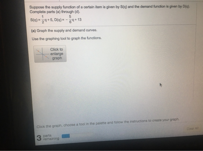 Solved Suppose the supply function of a certain item is | Chegg.com