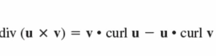Solved div (u X v) = v.curl u – u.curl v | Chegg.com
