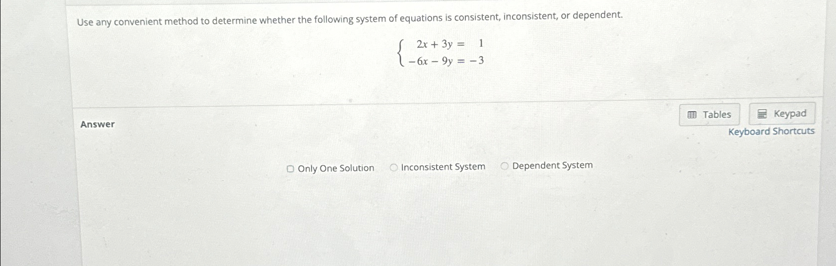 Solved Use any convenient method to determine whether the | Chegg.com