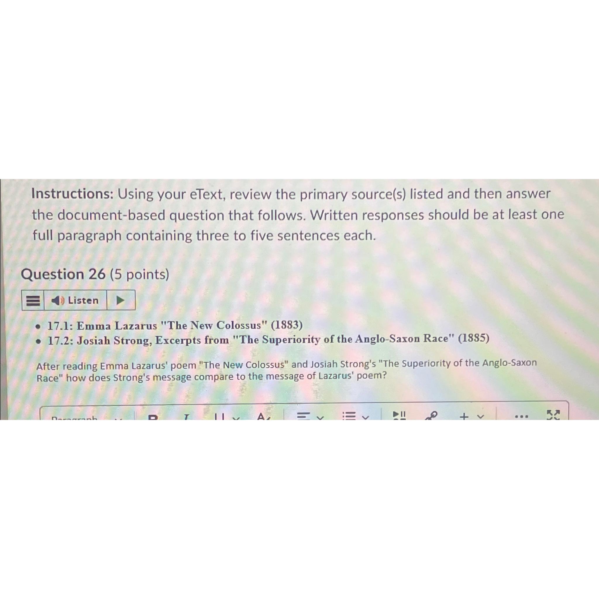 Solved Instructions: Using your eText, review the primary | Chegg.com