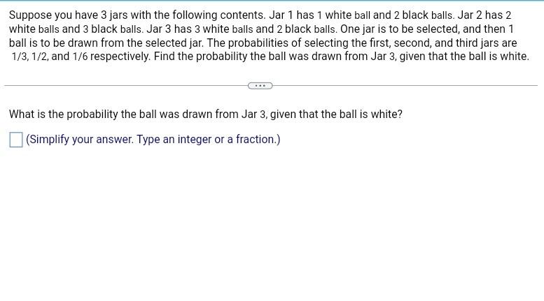 Solved Suppose you have 3 jars with the following contents. | Chegg.com