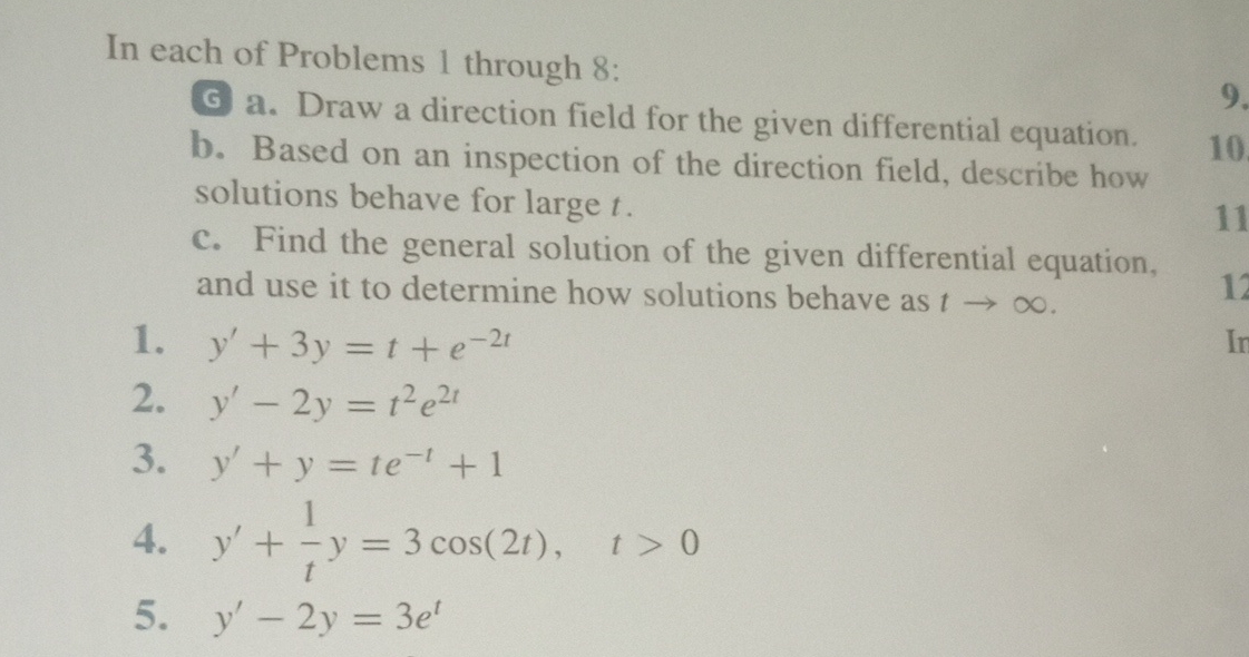 Solved In each of Problems 1 ﻿through 8:G a. ﻿Draw a | Chegg.com
