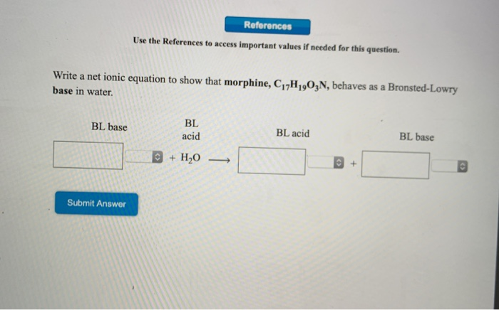 Solved References Use the References to access important | Chegg.com