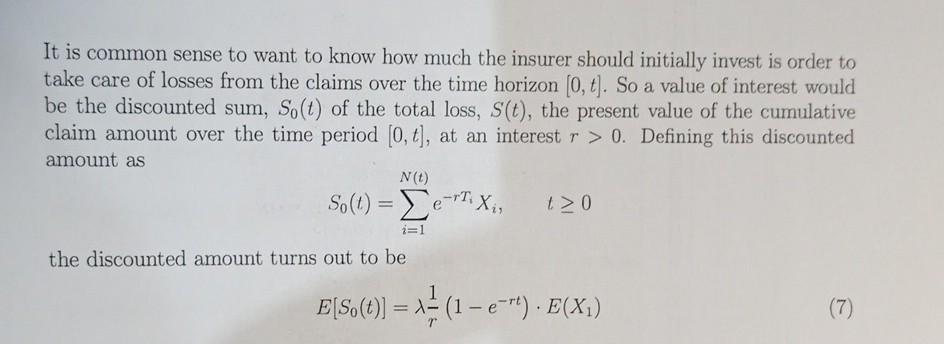 Solved Question 2: The Total Claim Process Our next focus is | Chegg.com