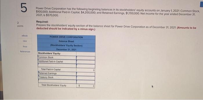 [Solved]: Exercise 10-11A Prepare the stockholders' equ