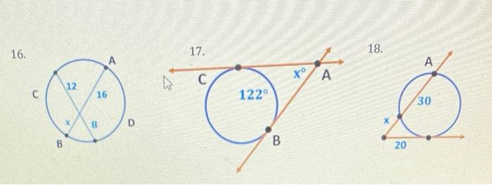 Solved Angles, Arcs, and Segments Homework Use the diagram | Chegg.com
