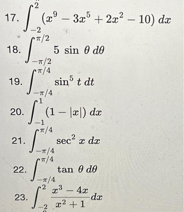 Solved Symmetry in integrals. Use symmetry to evaluate the | Chegg.com