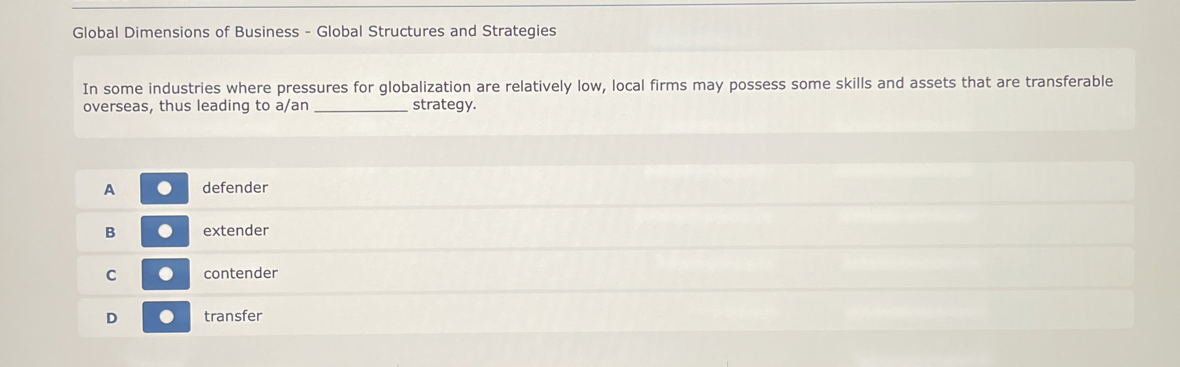 Solved Global Dimensions of Business - ﻿Global Structures | Chegg.com