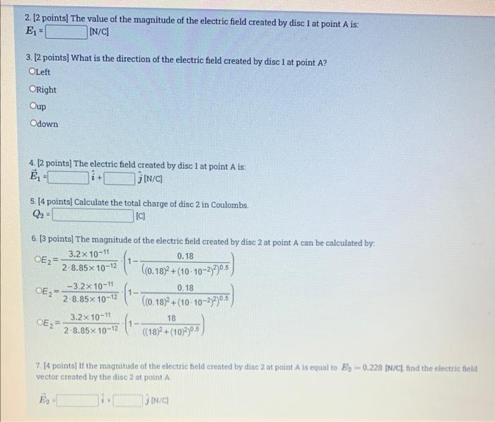 Solved Problem 3. [20 points] The figure shows two discs | Chegg.com
