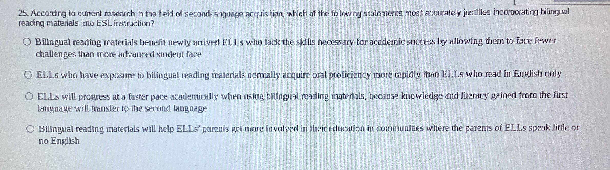 Solved According to current research in the field of | Chegg.com