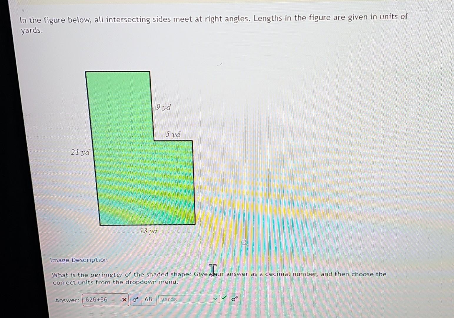 Solved In the figure below, all intersecting sides meet at | Chegg.com