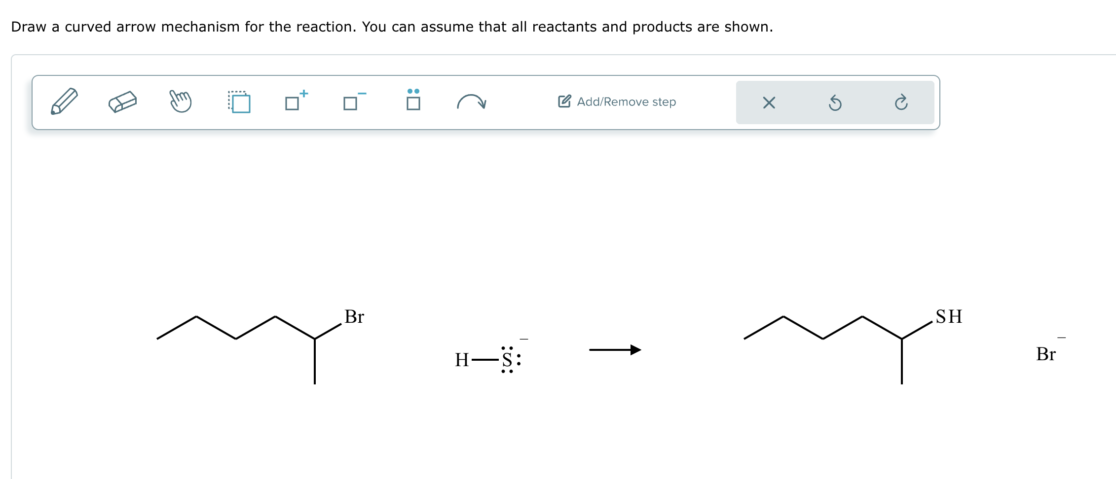 Solved Draw a curved arrow mechanism for the reaction. You | Chegg.com