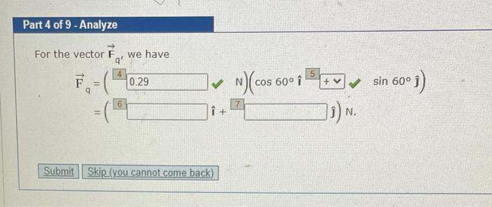 Solved For the vector Fq′, we have | Chegg.com