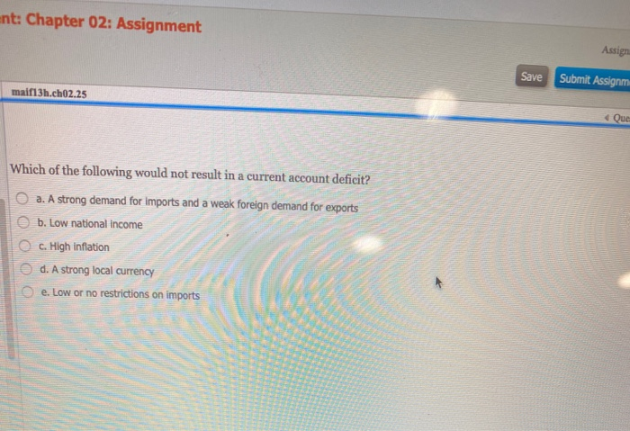 Solved at: Chapter 02: Assignment Assign Save Submit Assignm | Chegg.com